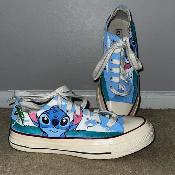 Converse | Shoes | Custom Painted Stitch Converse | Poshmark